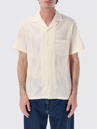 Portuguese Flannel Chemise bowling brod&eacute;e en m&eacute;lange de coton