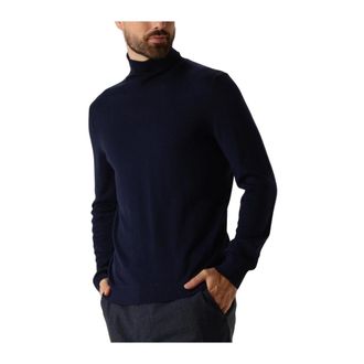 Selected Merino Rollkragenpullover - - Knitwear - Herren - Blau - L