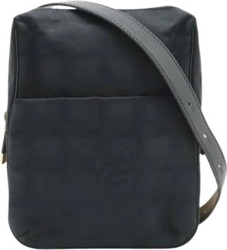 Chanel Pre-owned Sac bandouli&egrave;re en nylon New Travel Line - Femme - Pre-owned - Noir - Taille: ONE Size