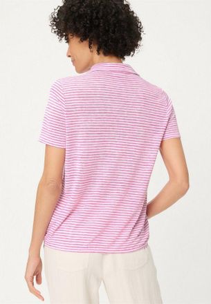 Olsen T-Shirt Polo-Shirt mit Streifendessin