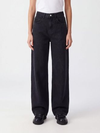 Icon Denim Los Angeles High-Waist Wide-Leg-Jeans Poppy mit Cut-Out-Details