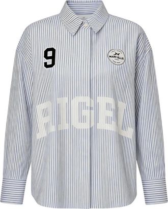 Marc Ellis Femme, Blouses et Chemises, Bleu, Taille: 36 FR Casual Shirt
