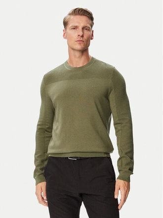 HUGO BOSS Pullover Momentum-X CN 50547507 Khakifarben Regular Fit