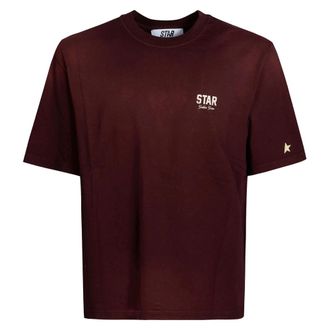 Golden Goose Star T-shirt - - Tops - Herren - Rot - L