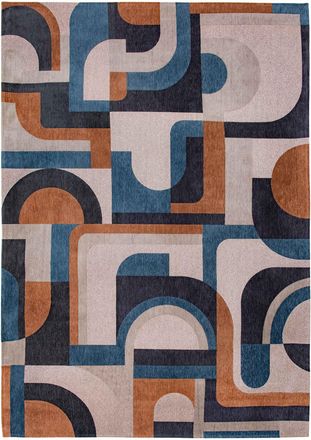 Louis De Poortere Louis De Poortere Teppich Nuance Module blau