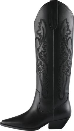 L37 Femme, Chaussures, Noir, Taille: 35 EU Country Roads Cowboy Bottes