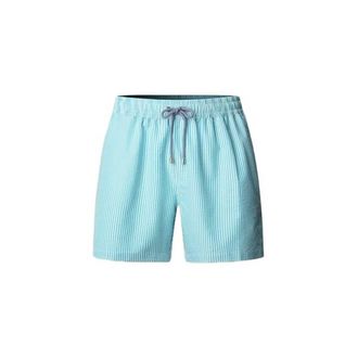 Fa&ccedil;onnable Short de bain ray&eacute; en seersucker