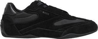 HUGO BOSS Runner-Sneaker Jaylen aus einem Wildleder-Mesh-Mix in