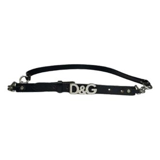 Dolce & Gabbana Pre-owned Lederg&uuml;rtel - - Pre-owned - Damen - Schwarzk - ONE SIZE