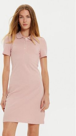 Tommy Hilfiger Kleid f&uuml;r den Alltag 1985 WW0WW43228 Rosa Slim Fit