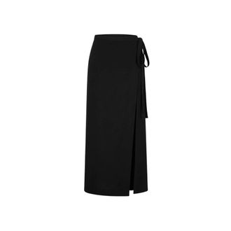 Toteme Femme, Jupes, Noir, Taille: 40 FR Fluid Jersey Skirt