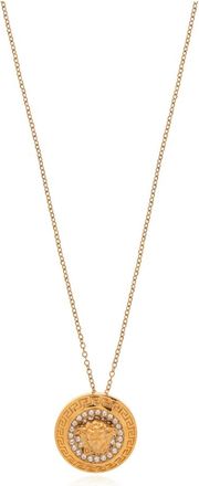 Versace Femme, Accessoires, Jaune, Taille: ONE Size Collier avec pendentif