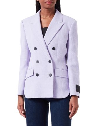 HUGO BOSS Womens Amolla Jacket, Light/Pastel Purple534, 34