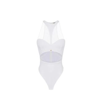 Elisabetta Franchi Damen, Oberteile, Wei&szlig;, 2XLGr&ouml;&szlig;e