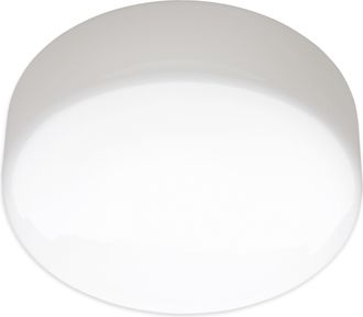 Brilliant Isar Deckenlampe wei&szlig; &Oslash; 20 cm - runde Deckenleuchte & Wandleuchte innen - E27 Fassung f&uuml;r Wohnzimmer, Flur & Schlafzimmer