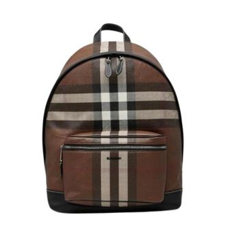 Burberry Pre-owned Vintage Backpack - Femme - Pre-owned - Brun - Taille: ONE Size