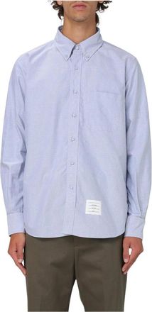 Thom Browne Homme, Chemises, Bleu, Taille: S Chemise Blanche Classique