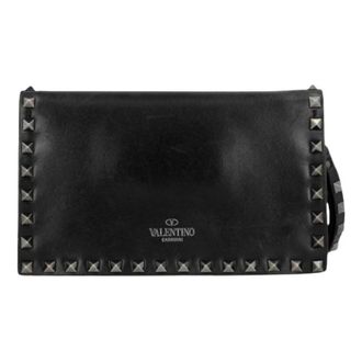 Valentino Pre-owned Clutch Rockstud Noir - - Pre-owned - Damen - Schwarzk - ONE SIZE