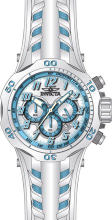 Invicta Venom 50511 Herrenuhr - Quarzwerk - Edelstahl mit blauem Zifferblatt - 52 mm