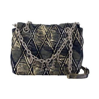 Diesel Charm-D Schultertasche Medium - - Bags - Damen - Grau - ONE SIZE
