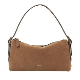 Abro Abro Hobo Bags - Schultertasche CARINA - Gr. unisize - in Cognacbraun - f&uuml;r Damen