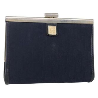 Dior Pre-owned Trotter Canvas Clutch Bag - - Pre-owned - Damen - Blau - ONE SIZE