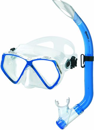 Head Mares Kinder Maske plus Schnorchel Set Zephir Junior, Blue, 8-14 Jahre, 411730GURBLCL