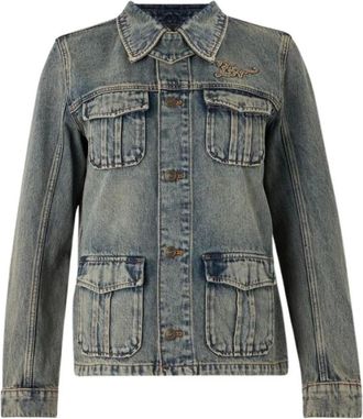 Zadig&Voltaire Femme, Vestes, Bleu, Taille: 40 FR Lienna Denim Jacket