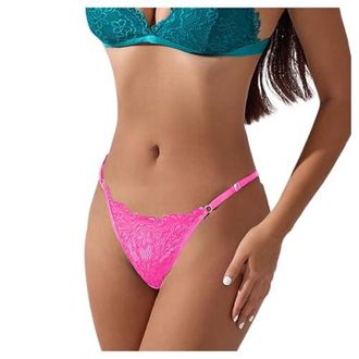 Generic Culotte pour Femme Gainante, Sexy Taille Basse en Dentelle Transparente Ajustable (S)