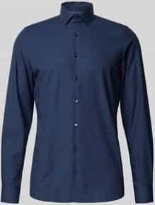 Olymp Level 5 Slim Fit Business-Hemd mit Kentkragen