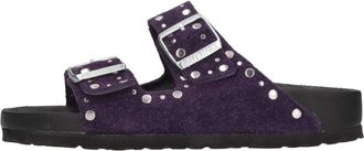 Birkenstock Femme, Chaussures, Violet, Taille: 40 EU Mules &agrave; Boucle en Daim