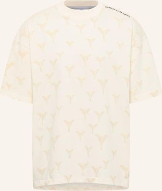Carlo Colucci Carlo Colucci Logo T-Shirt - Clean Capsule Fasan weiss