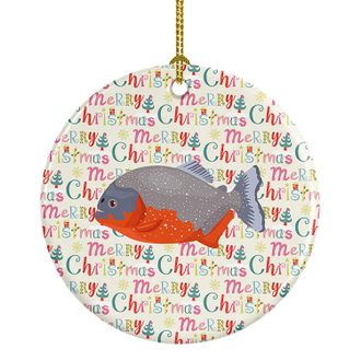 Generic Ornamente Piranha Bemalen Weihnachtsbaum Hängende Personalisierter Anhänger Für Zuhause Festliche Andenken