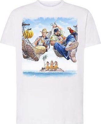 Generico La l&eacute;gende sur le Hamac 18-70-12 Hommes Hommes 100% Coton Peign&eacute; JK, Blanc, XL