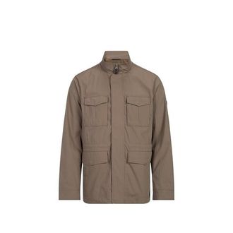 Hackett Veste saharienne en coton m&eacute;lang&eacute;
