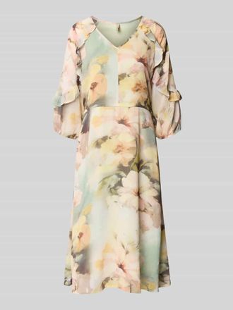 Soyaconcept Midikleid mit V-Ausschnitt