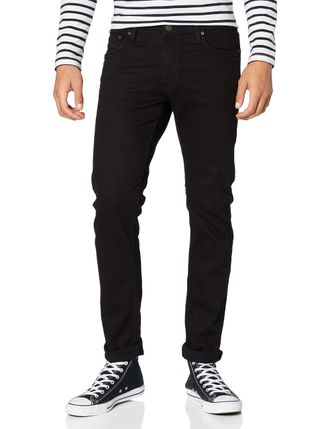 Jack & Jones Herren Jjiglenn Jjfelix Am 046 50sps Lid Noos Jeans, Black Denim, 26W / 32L EU