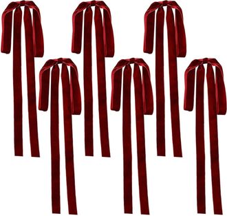 Generico Weihnachten - Schleifen von Weihnachtsb&auml;umen 60 &times; 40 cm, Piloten Ehrfurcht, 6 St&uuml;ck Urlaub Dekoration f&uuml;r Aktivit&auml;ten Festival Hochzeit Party zu Hause