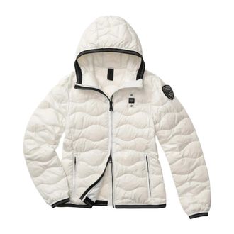 Blauer Piumino Onda - - Jackets - Damen - Wei&szlig; - XS