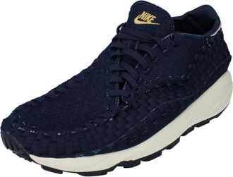 Nike Nike Herren Air Footscape Woven Sneaker, Denim Wheat Gold Obsidian Coconut Milk, 42.5 EU