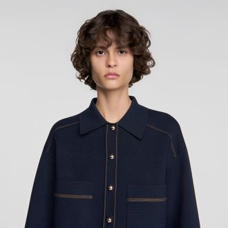 Sandro Cardigan effet veste