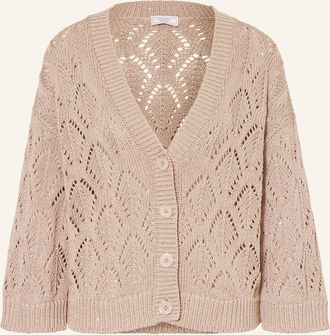 PESERICO Peserico Strickjacke Mit Pailletten Und 3/4-Arm gold