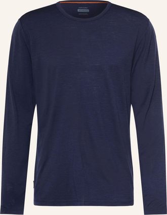 Icebreaker Funktionsshirt 150 Lodge Aus Merinowolle blau