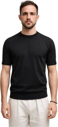 Gran Sasso Homme, Pulls, Noir, Taille: XL Maille ras du cou