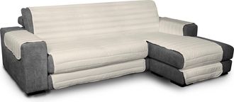 Italian Bed Linen Trendy Doubleface Couchüberzüge, creme 190cm