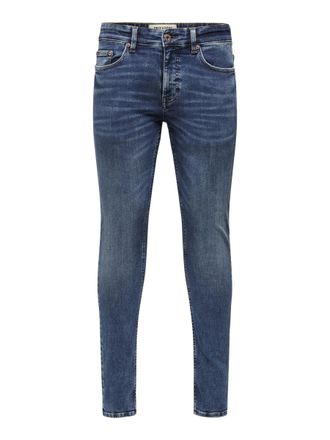 Only & Sons Herren ONSWARP ONE MBD 9092 DCC DNM NOOS Skinny-fit-Jeans, Medium Blue Denim, 32W x 34L
