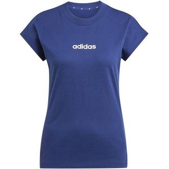 adidas Damen Shirt Essentials Linear Cotton