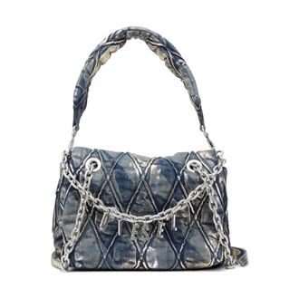 Diesel Charm-D Schultertasche - - Bags - Damen - Blau - ONE SIZE