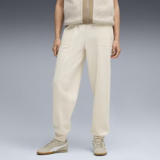 Puma HER High-Waist-Jogginghose Damen, Kleidung, Wei&szlig;, XS