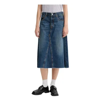 Levi's Femme, Jupes, Bleu, Taille: W24 Jupe en jean